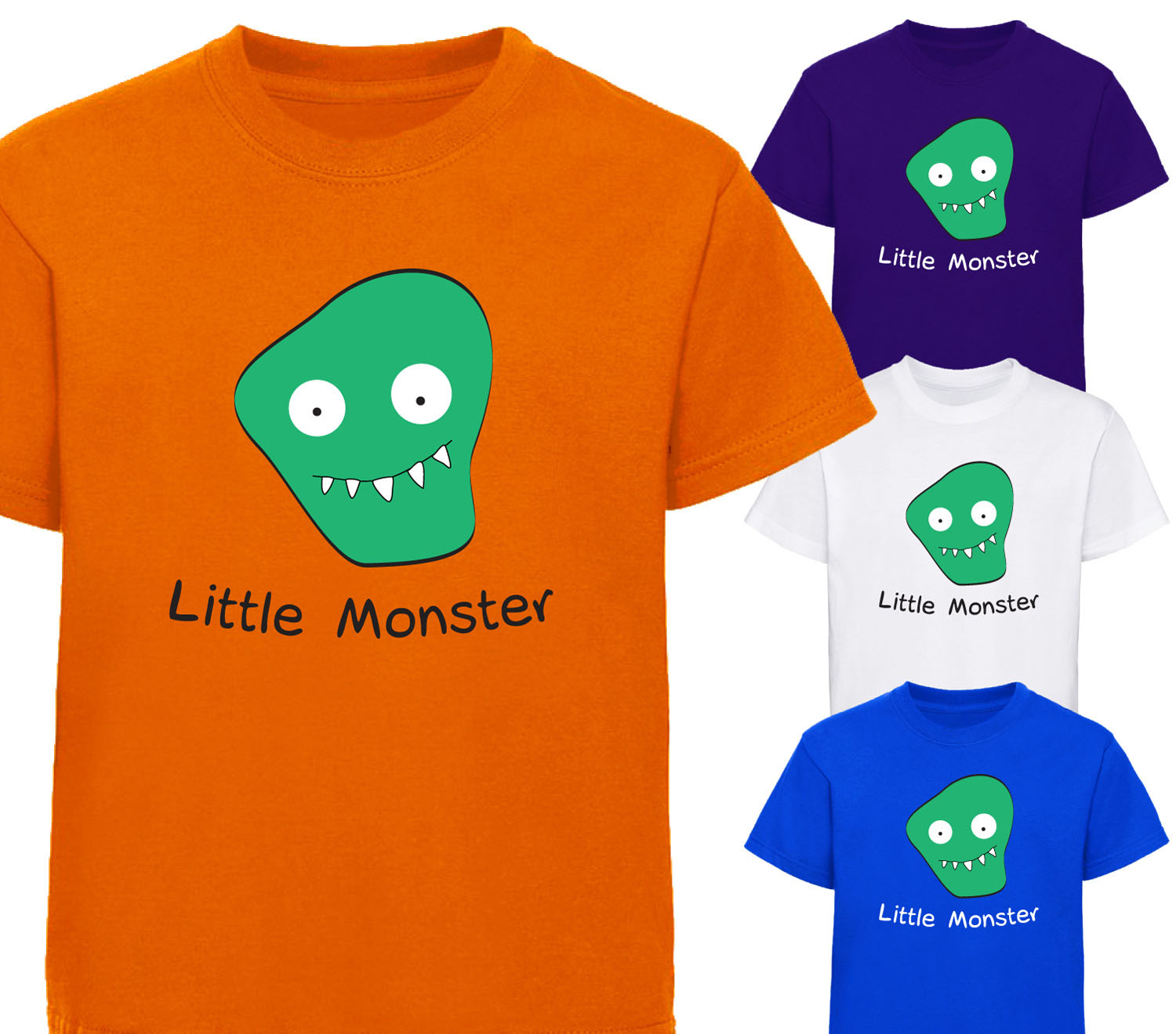 Childrens Halloween Little Monster Girls Boys T Shirt Kids T Shirt Top Gift Beyondsome